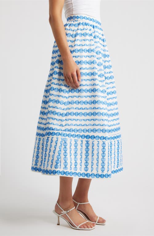 FRENCH CONNECTION Structured Taffeta Midi Skirt